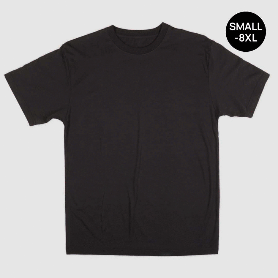 Big Sizes 2XL–8XL Crew Neck T-Shirts | Soft Bamboo Tees - Big Boy Bamboo