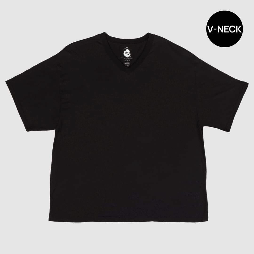 Big Mens V Neck Bamboo Viscose T Shirts Soft And Comfortable Bamboo